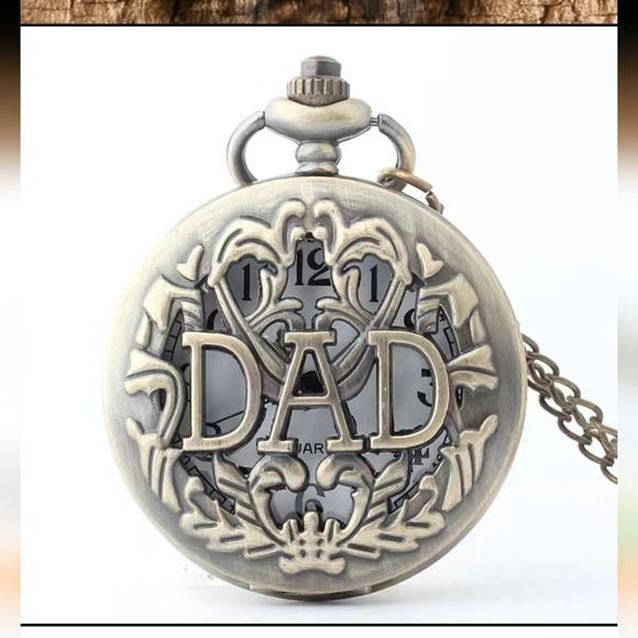 Accessories | New Dad Father Quartz Pocket Watch Several Styles Of Dad ...
